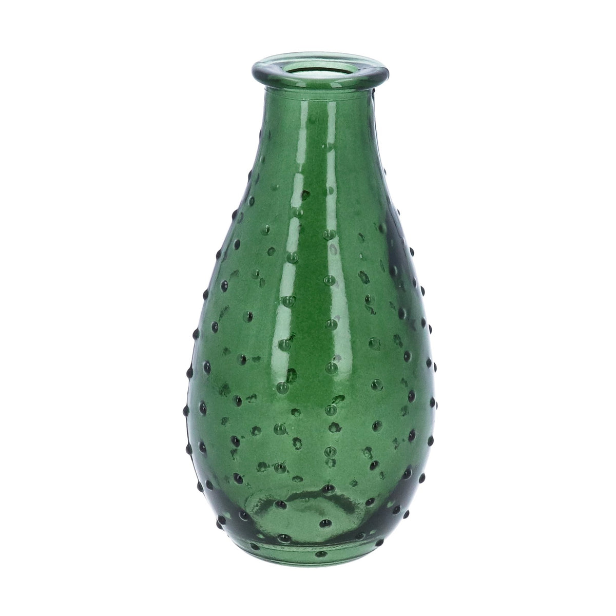Dimple glass pear bud vase 14cm - Purple, Green or Teal | Daisy Park