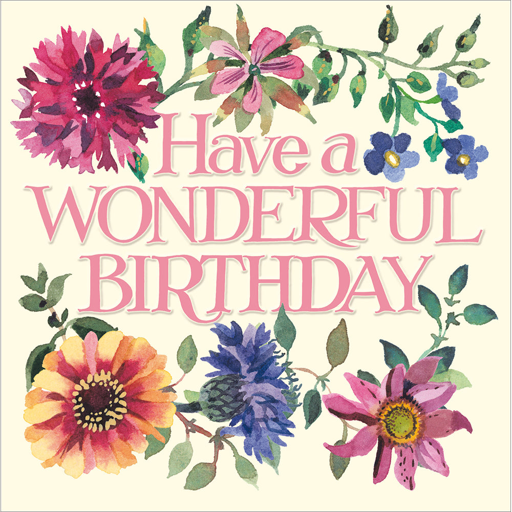 Emma Bridgewater Birthday Flowers card | Daisy Park