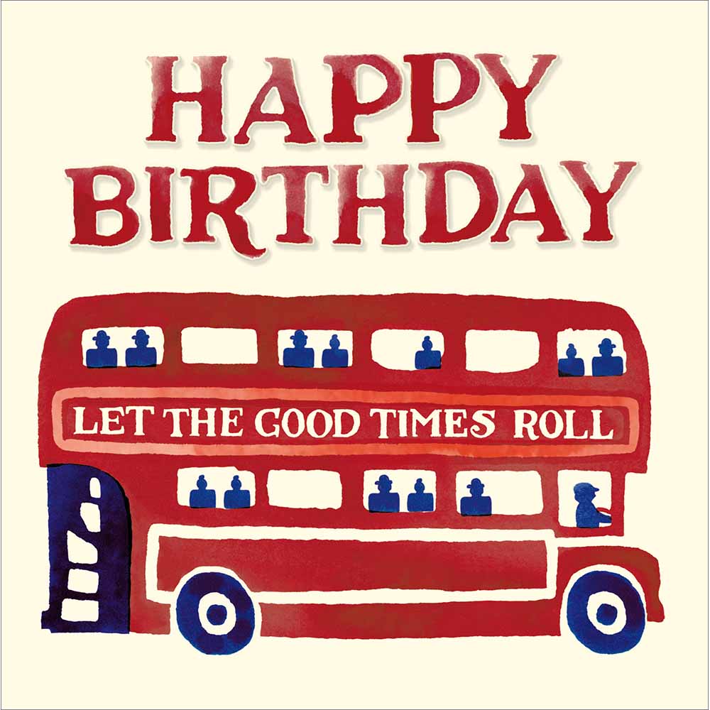 Emma Bridgewater Birthday Good Times card | Daisy Park