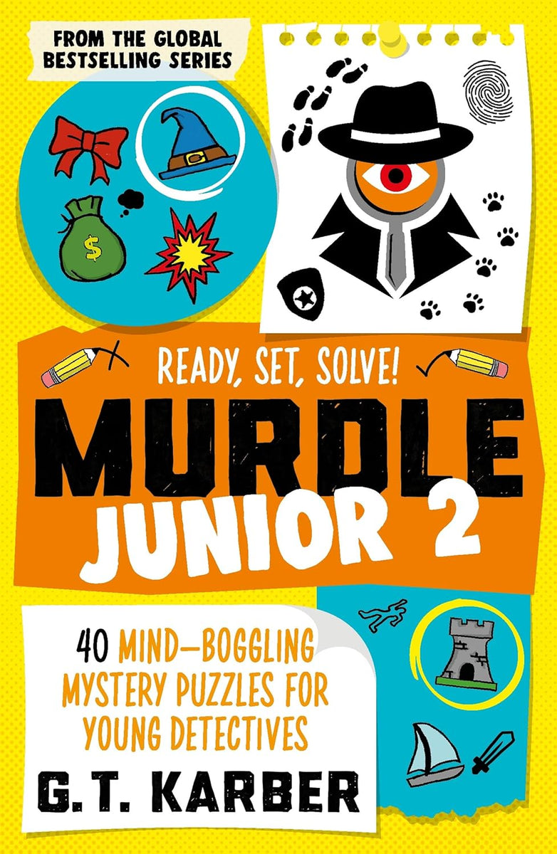 Murdle Junior 2 : 40 Mind boggling mystery puzzles book | Daisy Park