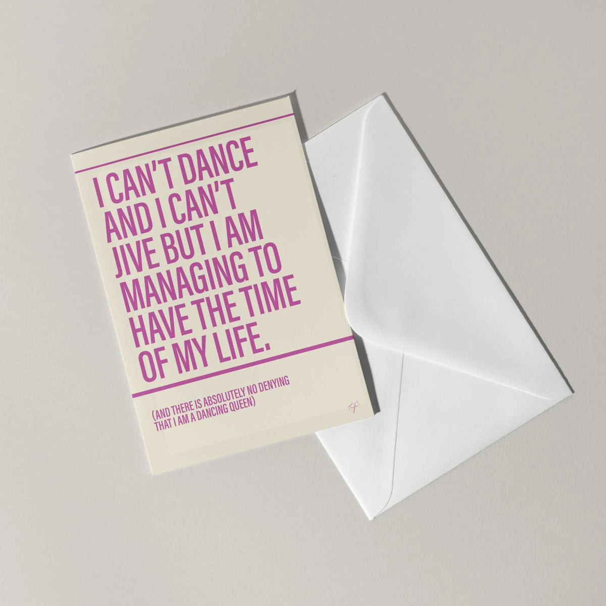 Dancing Queen greeting card