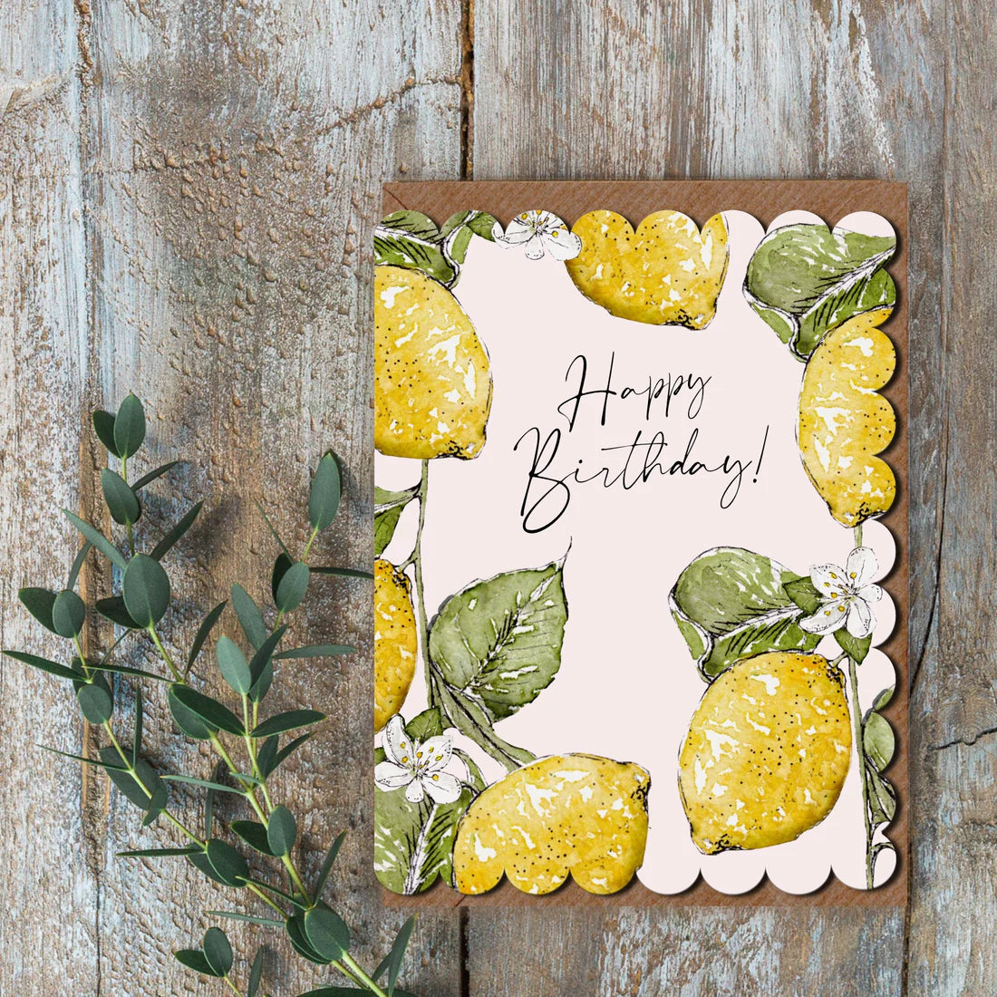 Happy Birthday Lemon Pure card