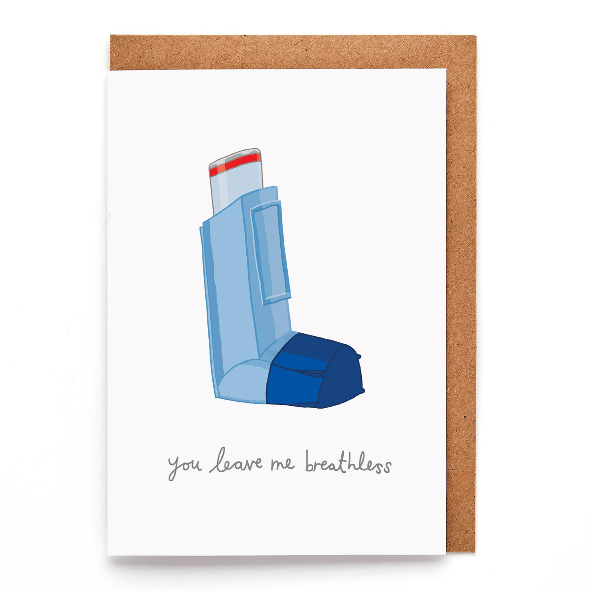 Inhaler Greeting Card | Funny Anniversary Card | Love Card | Daisy Park