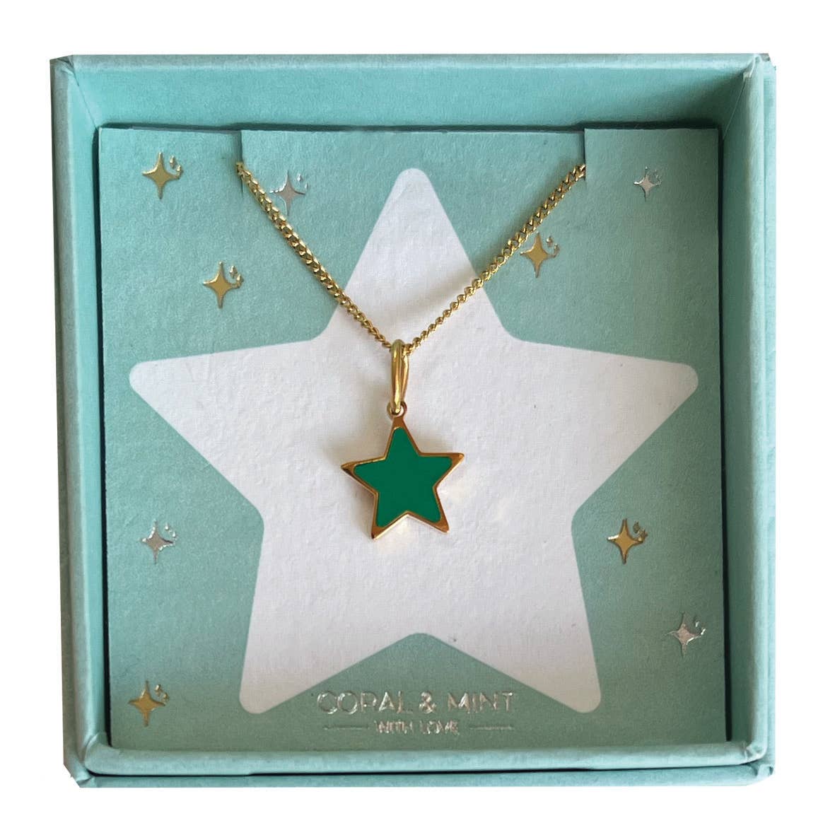 Christmas Edition - Emerald Star Necklace | Daisy Park