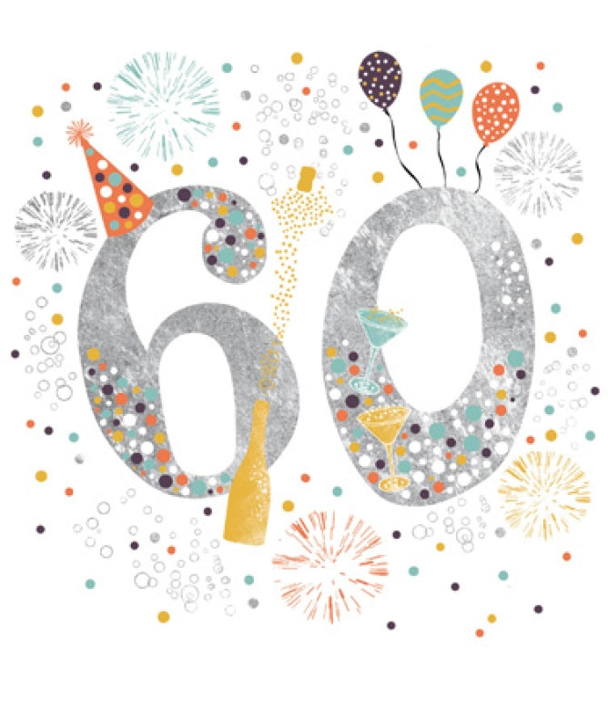 60 today greeting card | Daisy Park