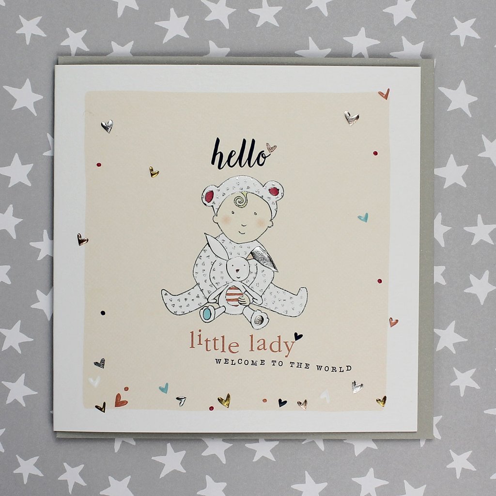 Hello Little Lady card | Daisy Park