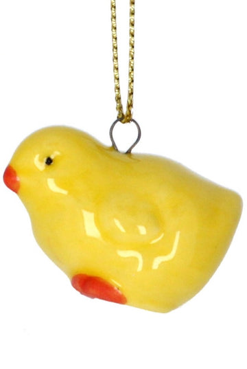 Yellow ceramic chick decoration | Daisy Park